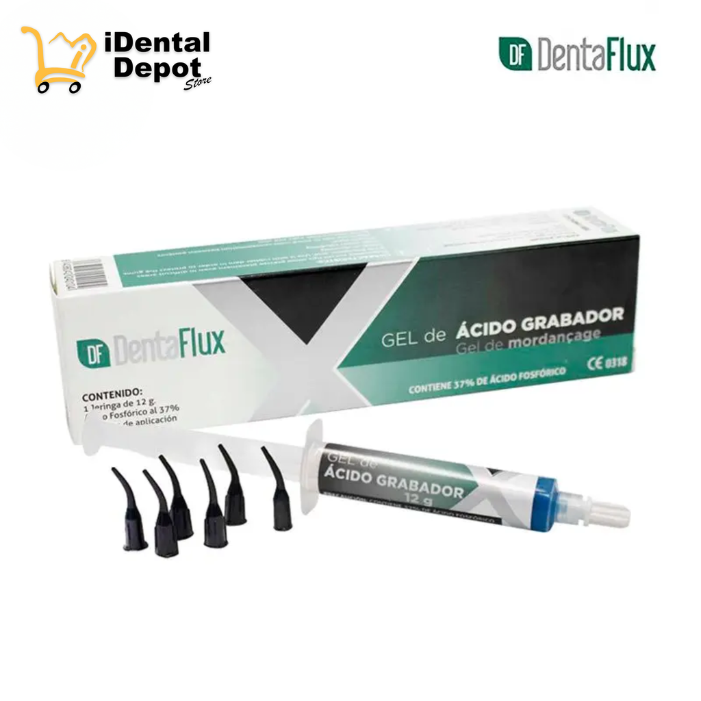 ACIDO GRABADOR 12GR DENTAFLUX | idental