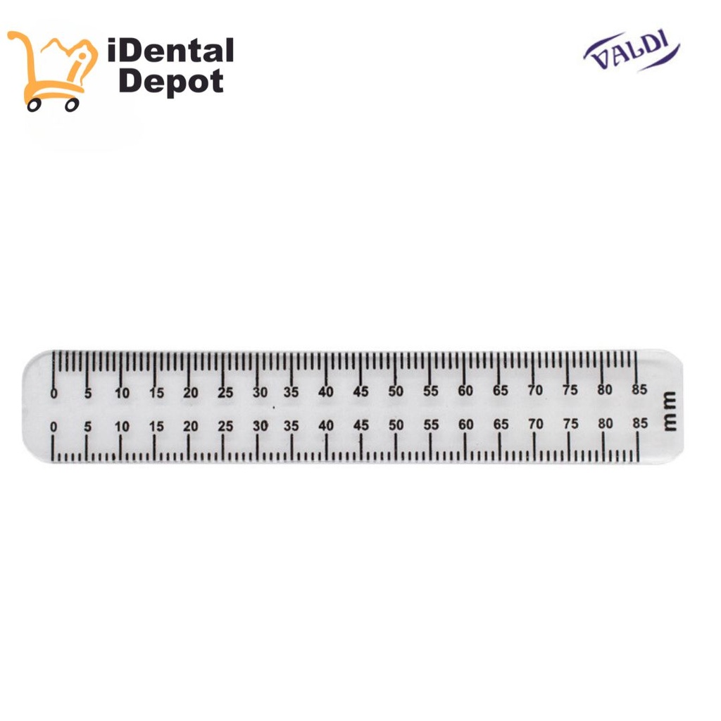 REGLA MILIMETRICA PLASTICO | idental