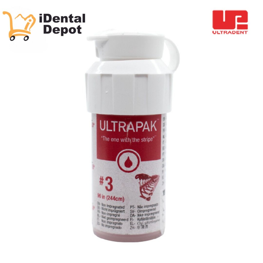 ULTRAPAK HILO RETRACTOR #3 ROJO | idental