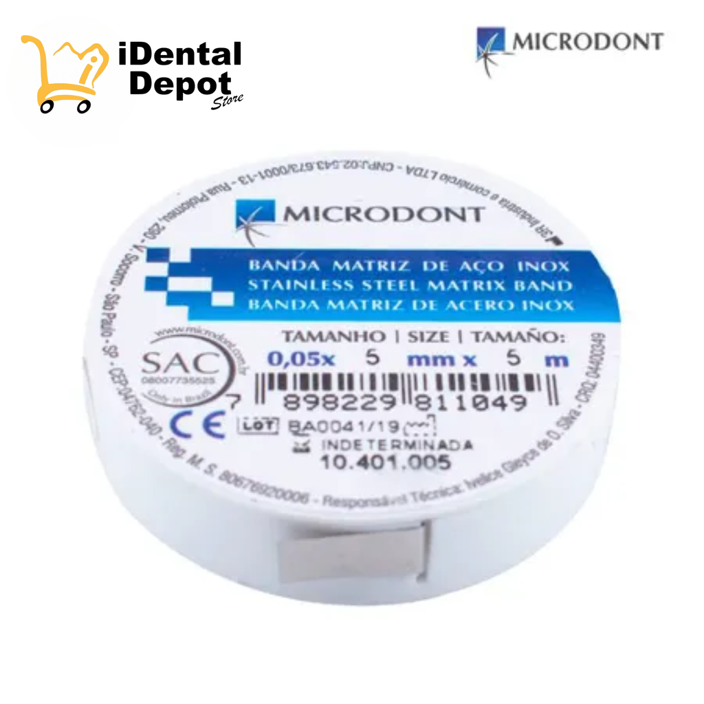 BANDA MATRIZ ROLLO 5 M. .05 X 5 MM. | idental