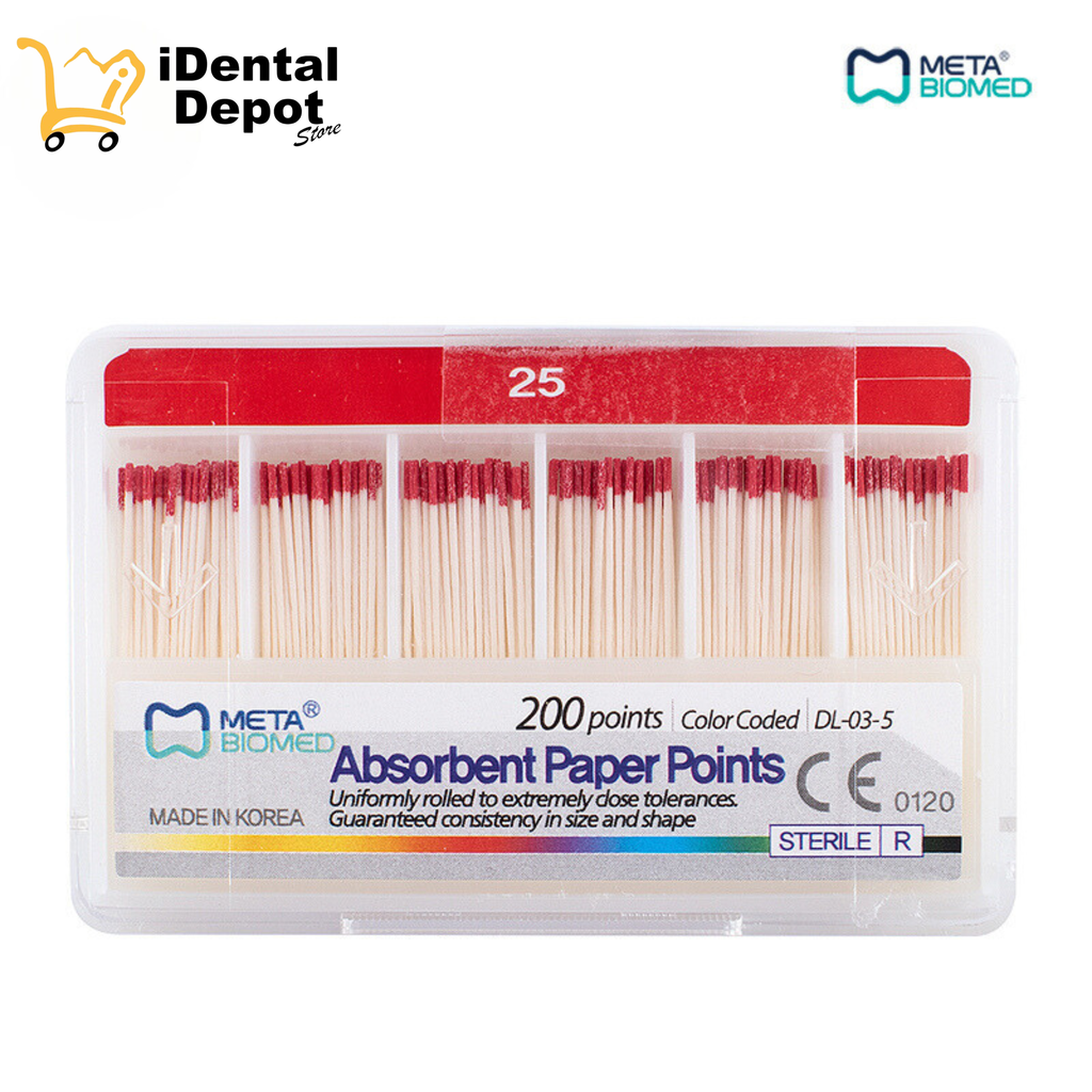 PUNTAS DE PAPEL METABIOMED # 25 | idental