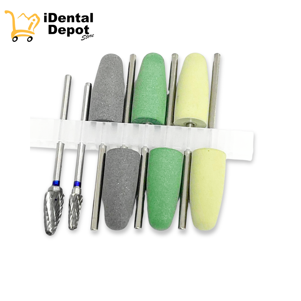 KIT PULIDO ZF101 P/ACRILICO 8 PZAS | idental